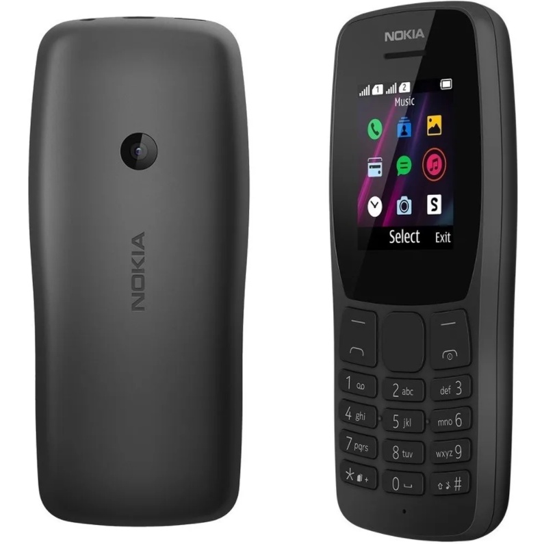 Nokia 110 (2019) Dual SIM 4 MB preto 4 MB RAM | Shopee Brasil