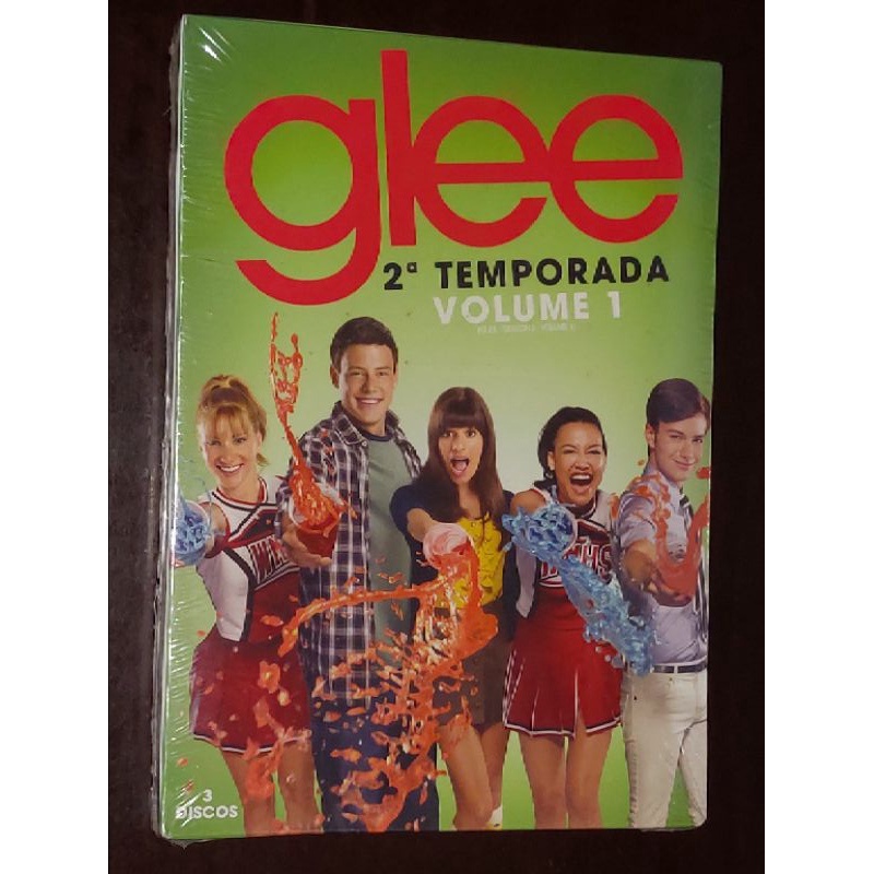 DVD serie glee 2 temporada volume 1 3 discos lacrado | Shopee Brasil