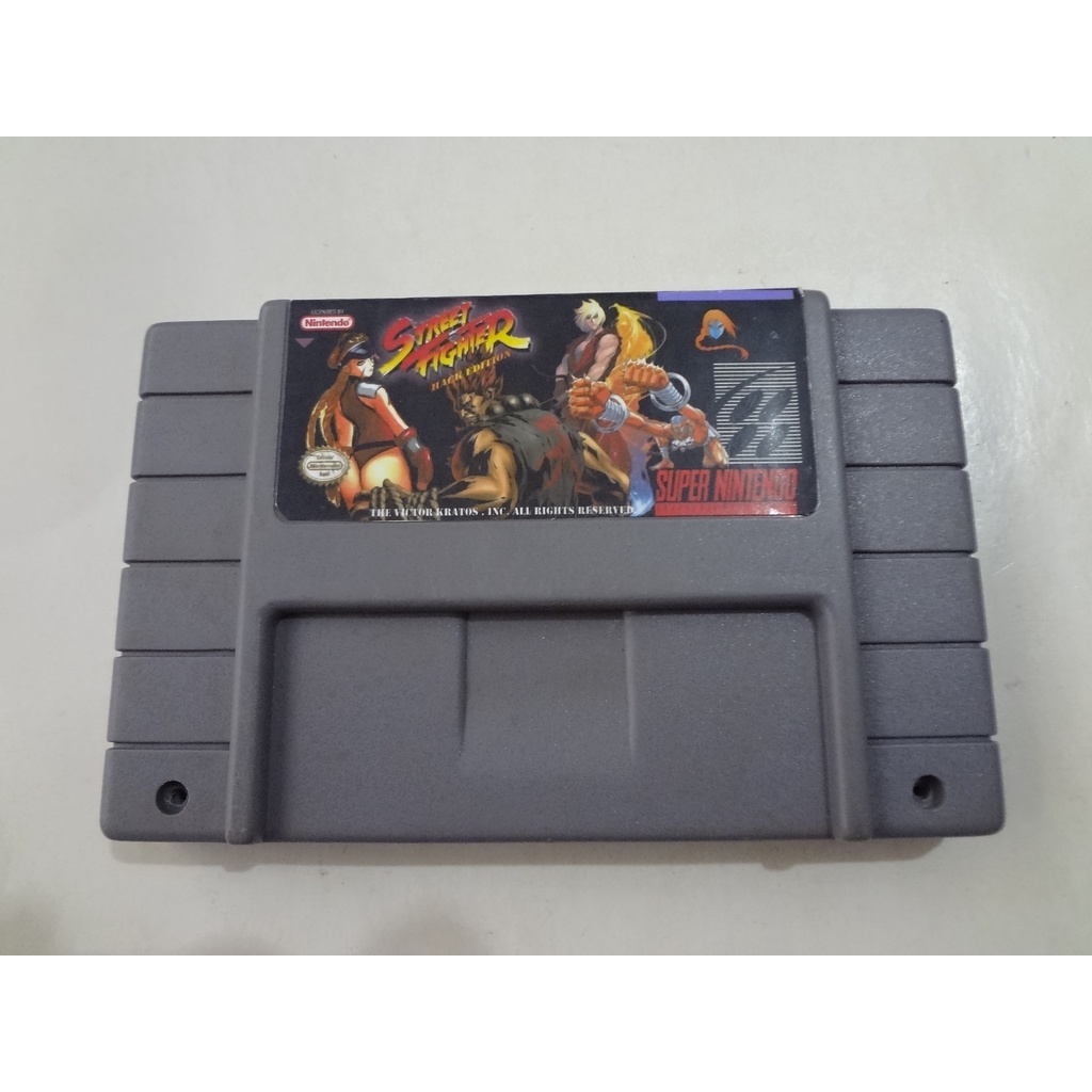 Street Fighter 2 Zero Hack Paralelo Super Nintendo SNES #2237 | Shopee Brasil