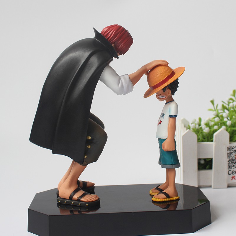 Luffy & Shanks Kid One Piece Yonkou Action Figure | Shopee Brasil