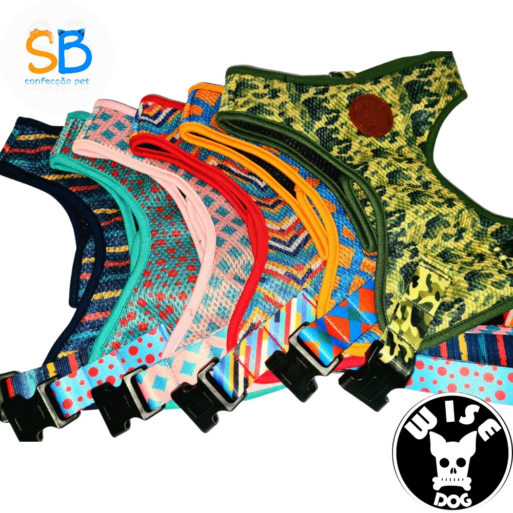 Coleira Para Caes E Gatos Coleira Peitoral Premium Wise Dog | Shopee Brasil