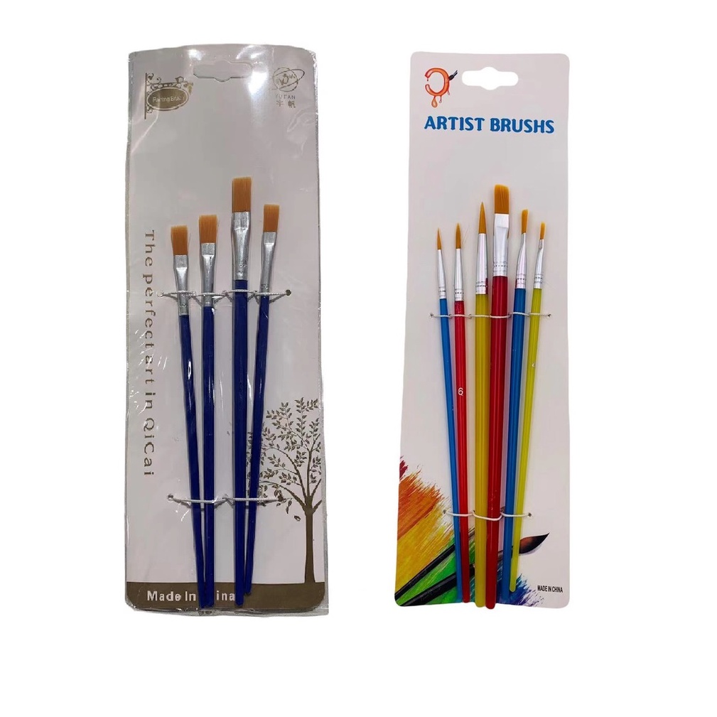 Kit De Pincel Para Pintura Artística, Material Escolar | Shopee Brasil