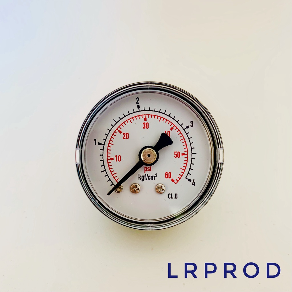 Manômetro Diam.40mm (1.1/2” ) Escala 0-4 KGF/CM2 x 60 PSI | Shopee Brasil
