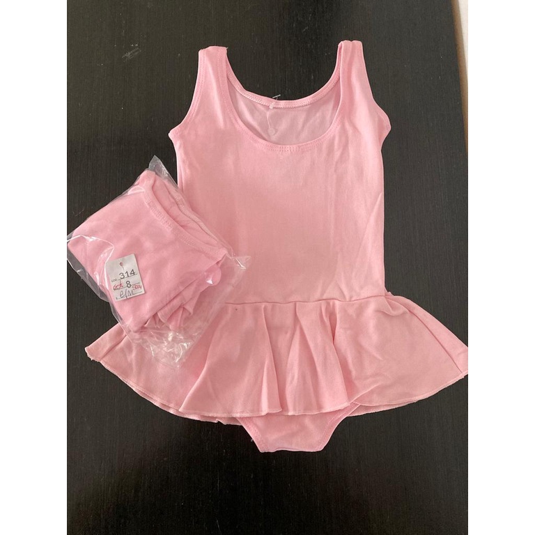 Collant de ballet regata com saia infantil e adulto / Body balé - Rosa ...