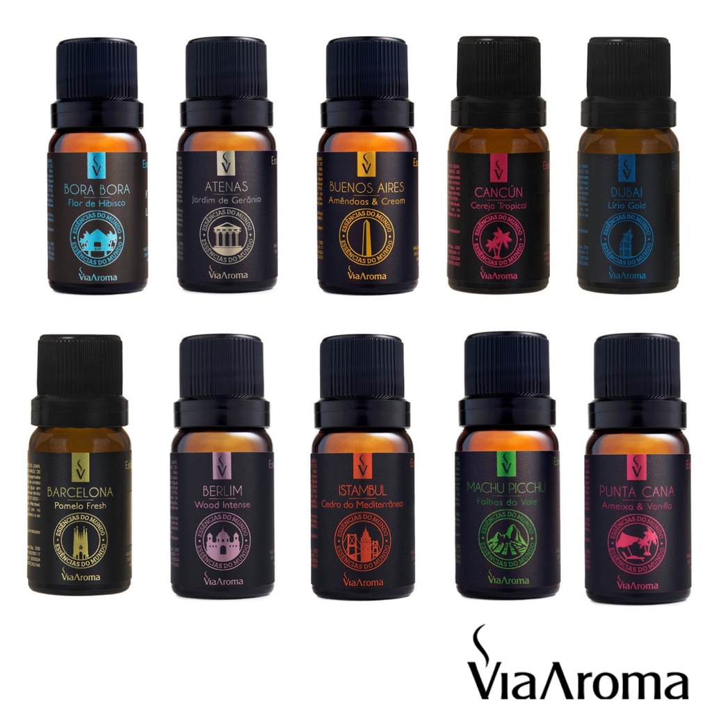 Essência Via Aroma 10ml Linha Mundo Para Aromatizador Difusor de Ambiente - Corre Que Ta Baratinho