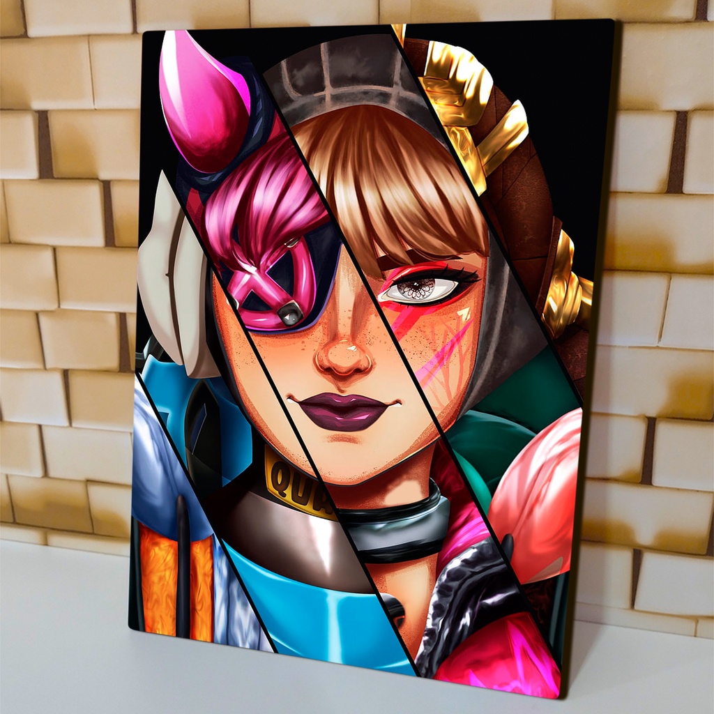 Placa Decorativa Game Tema Apex Legends Wattson Alta Definição MDF 6mm ...