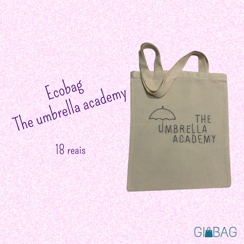 Ecobag bordada - The umbrella academy | Shopee Brasil