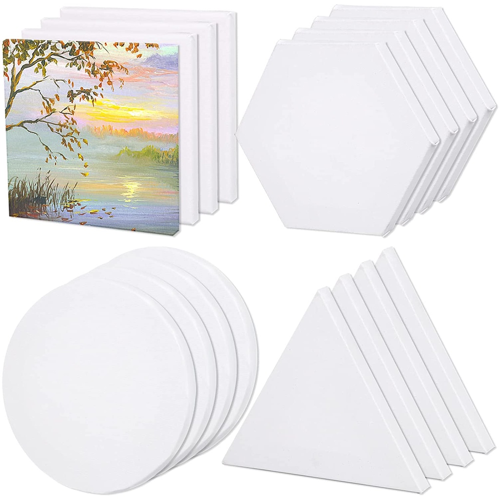 Telas para artistas 16 unidades prontas para uso | Shopee Brasil