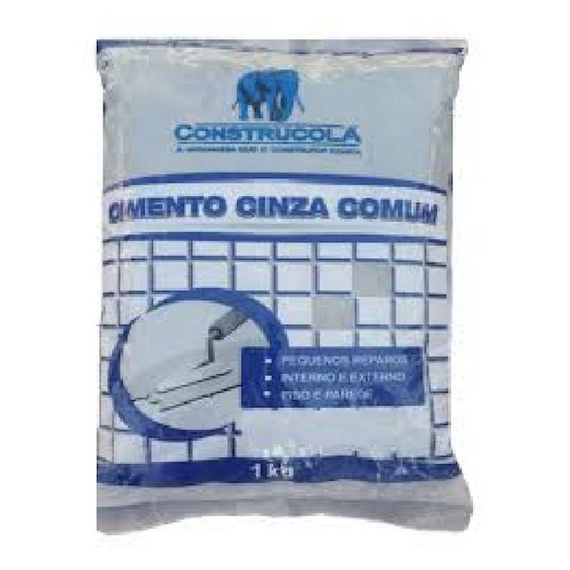 Cimento CZ Comum 1kg - Construcola | Shopee Brasil
