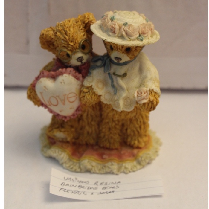 (ref 14 - n777) ESTÁTUA - URSINHOS RESINA BAINBRIDGE BEARS FREDERICK E ...