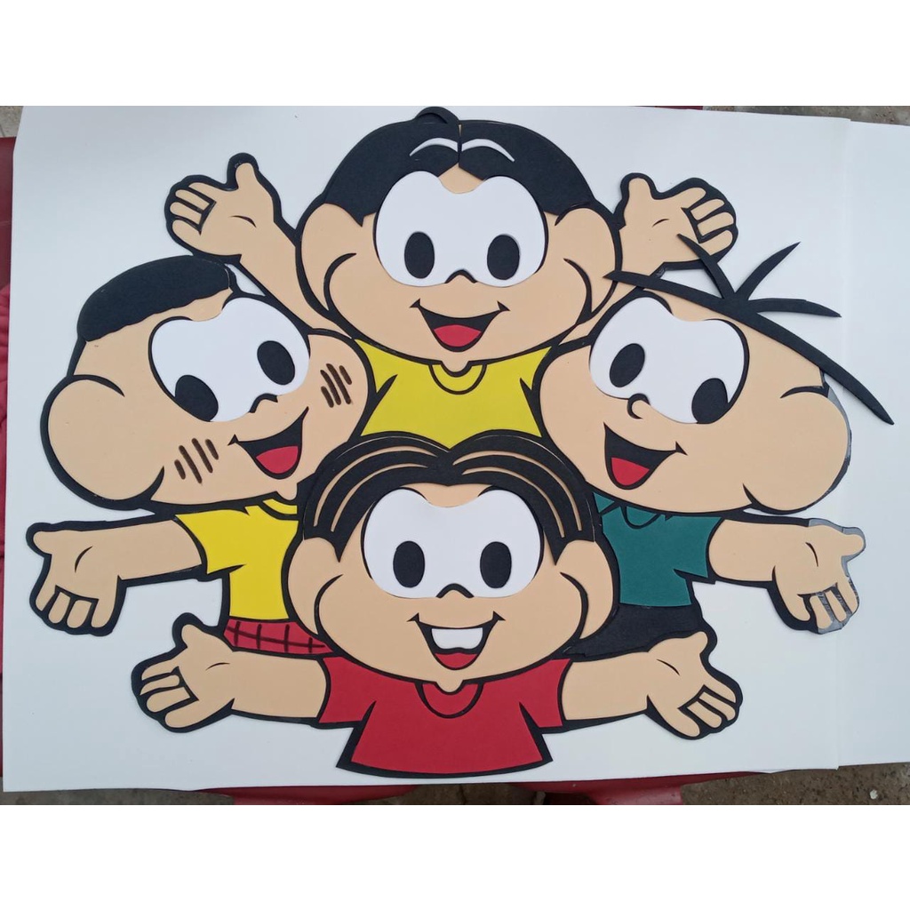 Painel Turma da Monica em EVA | Shopee Brasil