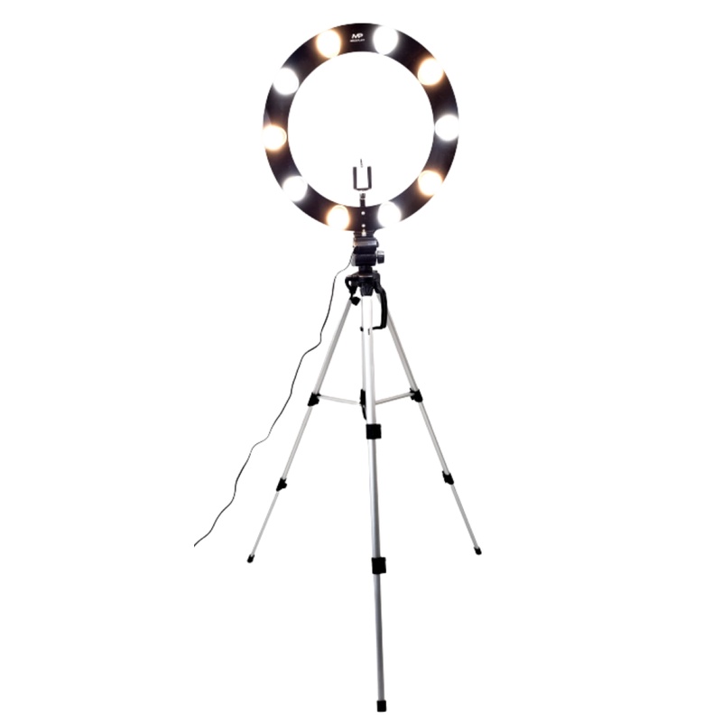 Ring Light 12 Lampadas Led 2em1 + Tripé + Kit Selfie | Shopee Brasil