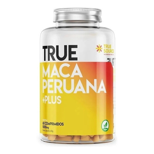 Maca Peruana Testosterona 1000mg (60 Caps) - True Source | Shopee Brasil