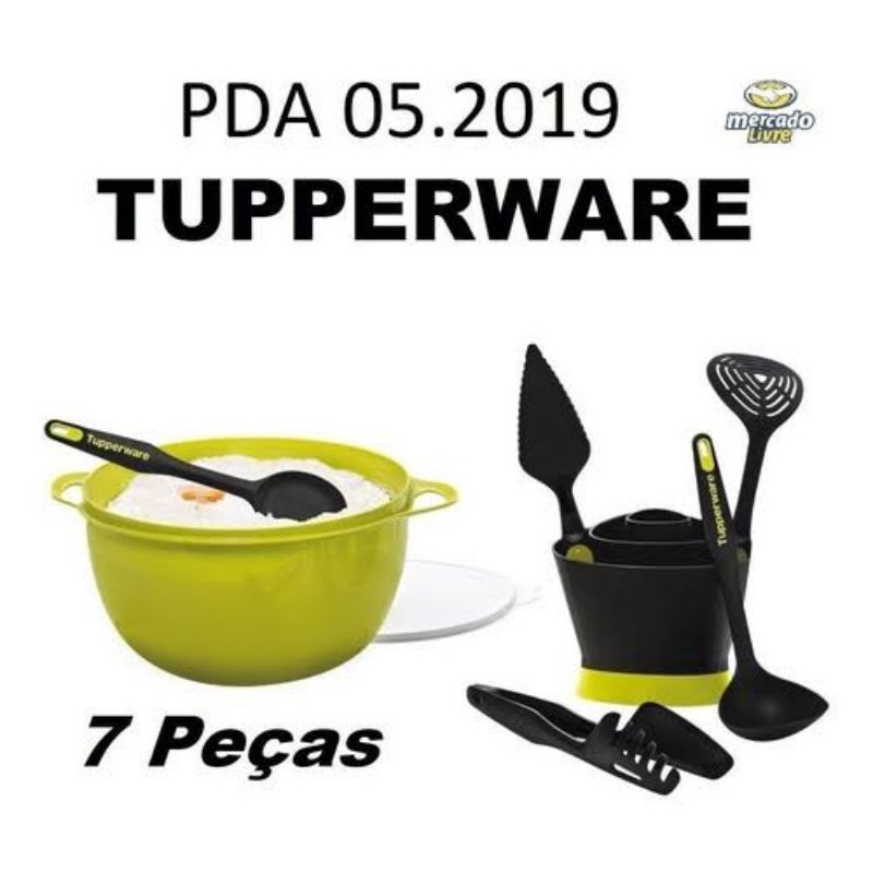 kit Tupperware utensílios+ preparação 7 peças | Shopee Brasil