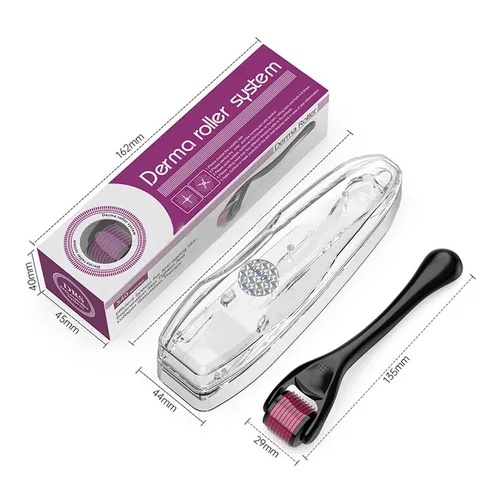 Dermaroller0,5 Mm A 2,5 Mm Derma Roller System 540 Agulhas | Shopee Brasil