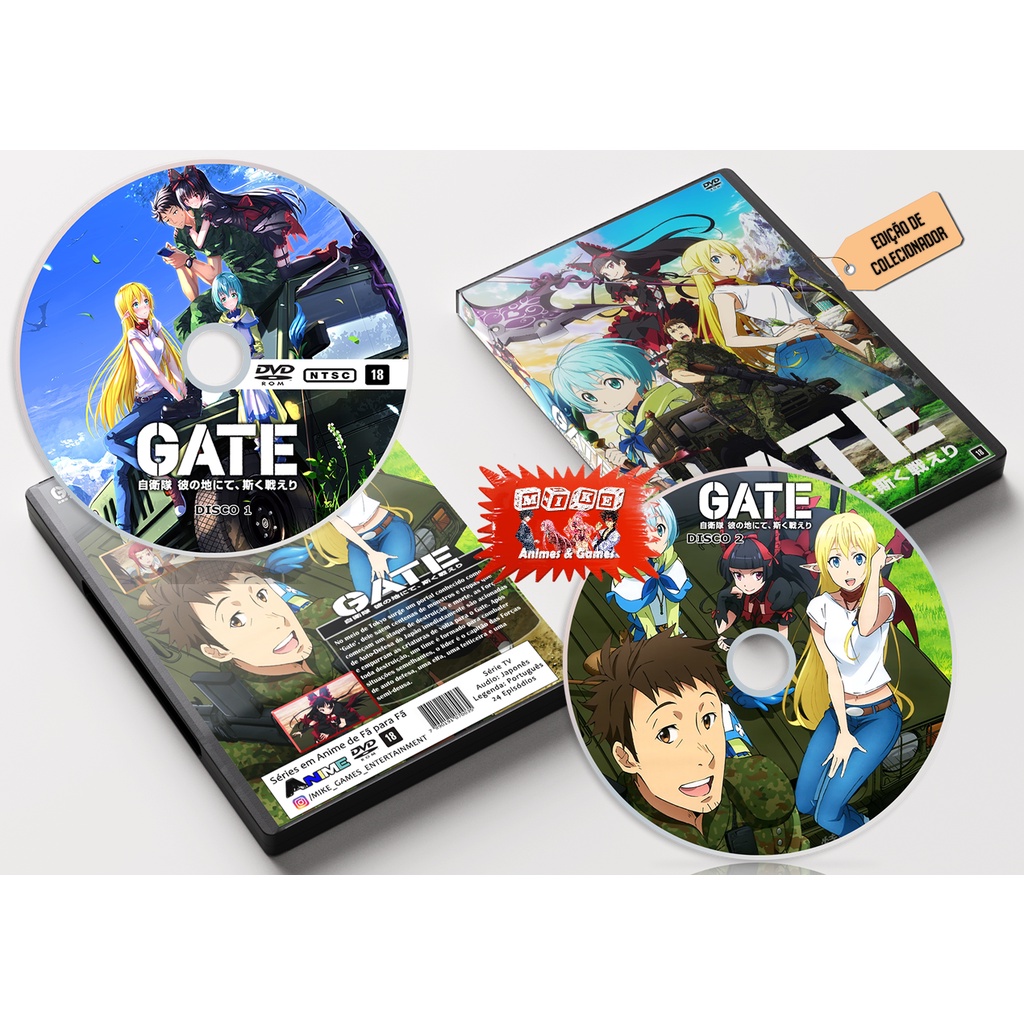 Dvd Gate Jieitai Kanochi Nite, Kaku Tatakaeri Legendado | Shopee Brasil