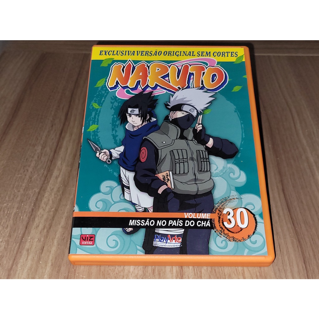 DVD Naruto Classico Volume 30 | Missão No País do Chá | Playarte ...