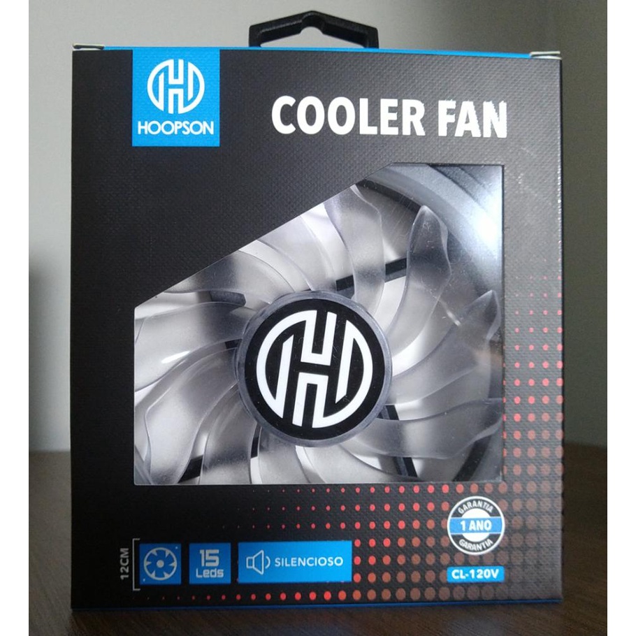 Cooler Fan Hoopson CL-120v - Cooler para gabinete | Shopee Brasil