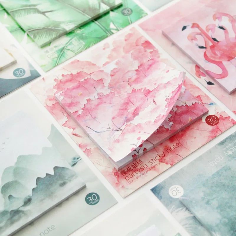 Bloco de anotações sticky notes marcador de páginas | Shopee Brasil
