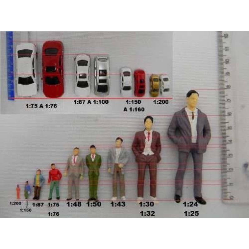 Figuras escala 1:50 (8 ou 16 peças) | Shopee Brasil