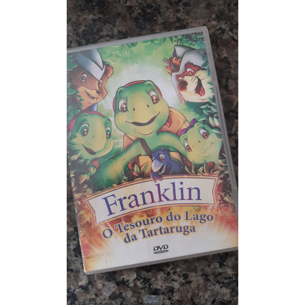 dvd franklin - o tesouro do lago da tartaruga | Shopee Brasil
