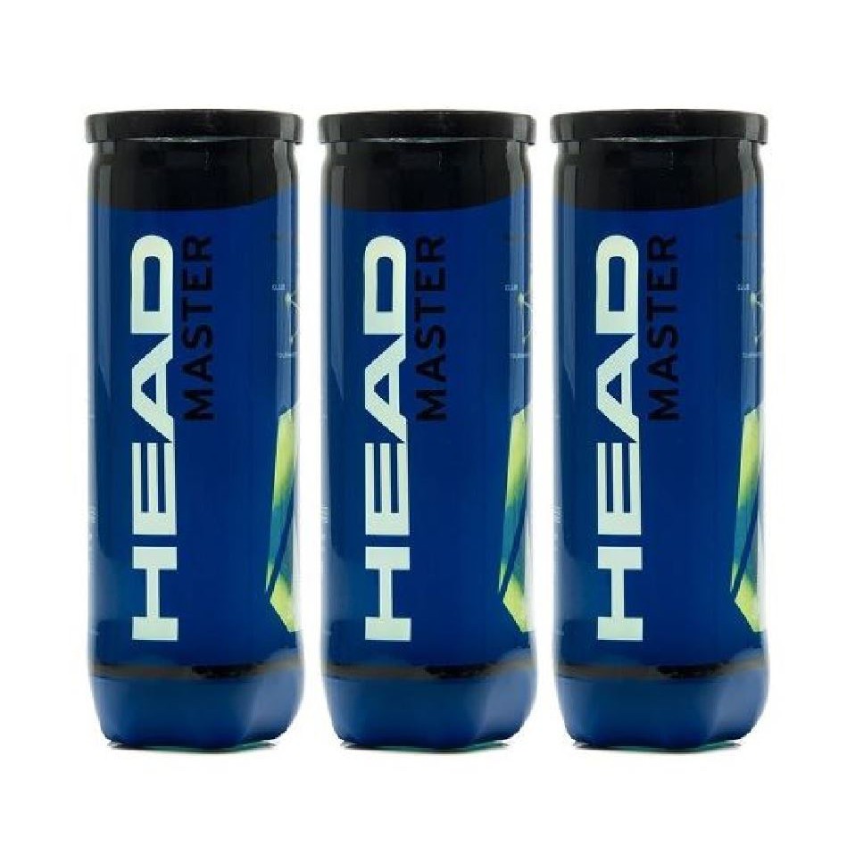 Bola De Tênis Head Master - Pack Com 3 Tubos - Tennis | Shopee Brasil