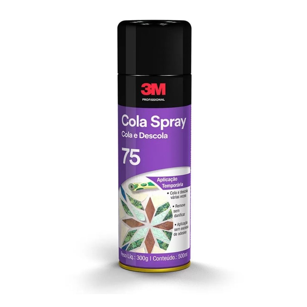 Adesivo Spray Cola E Descola 3M Reposicionável 75 Lt 300g | Shopee Brasil