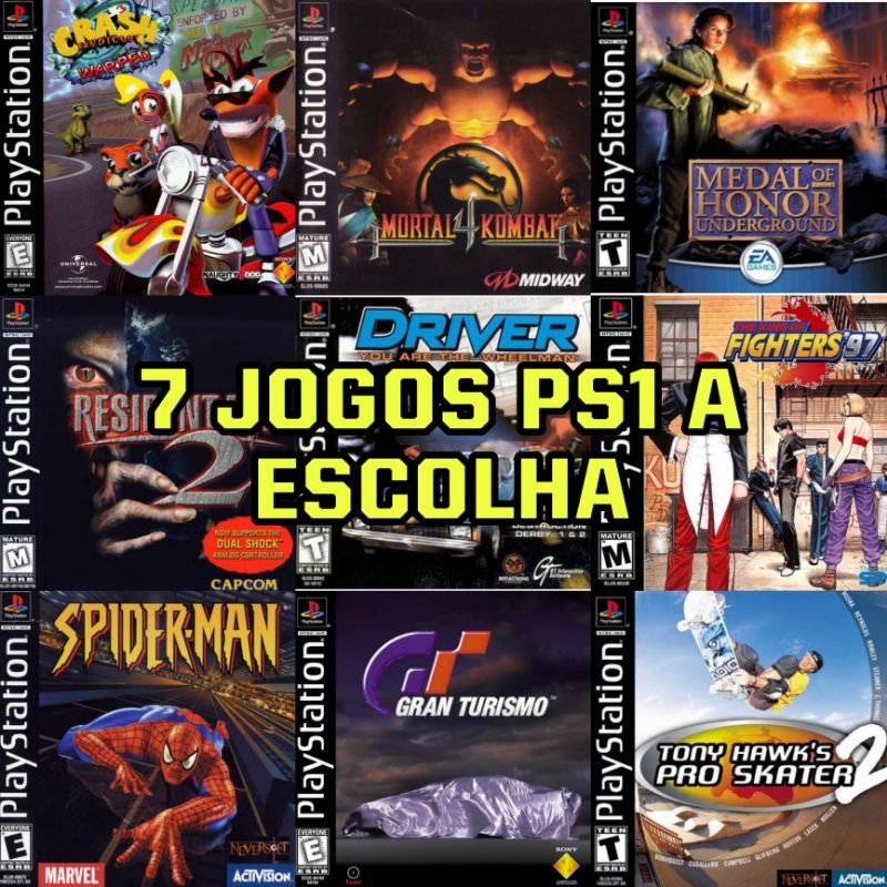 jogos de ps1 a escolha | Shopee Brasil