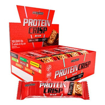 Protein Crispy Barra Proteina- Caixa C/ 12un Integral Medica | Shopee ...