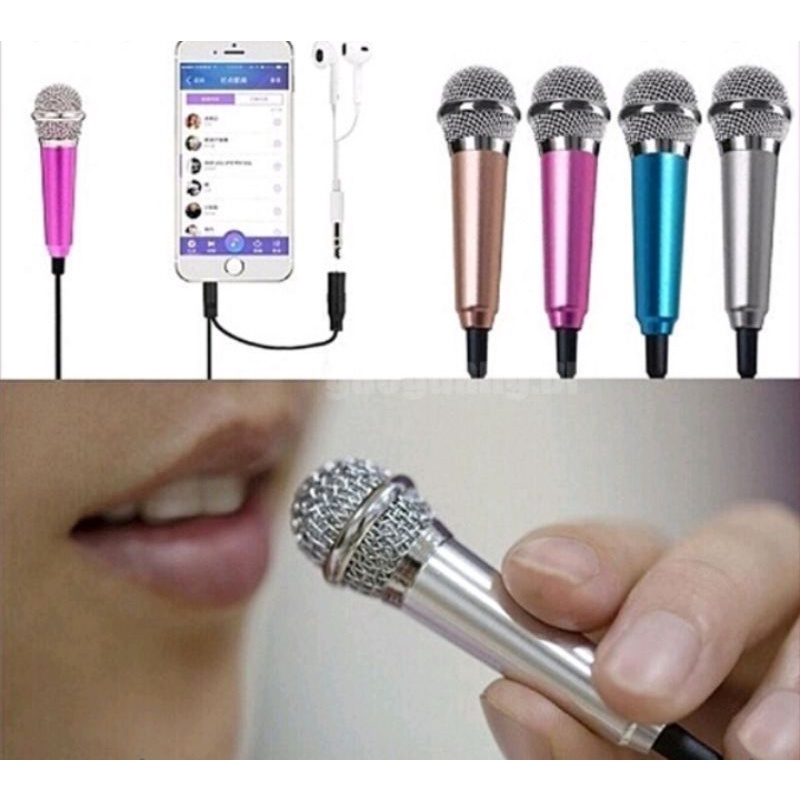 Mini microfone portátil para computador e celular. | Shopee Brasil