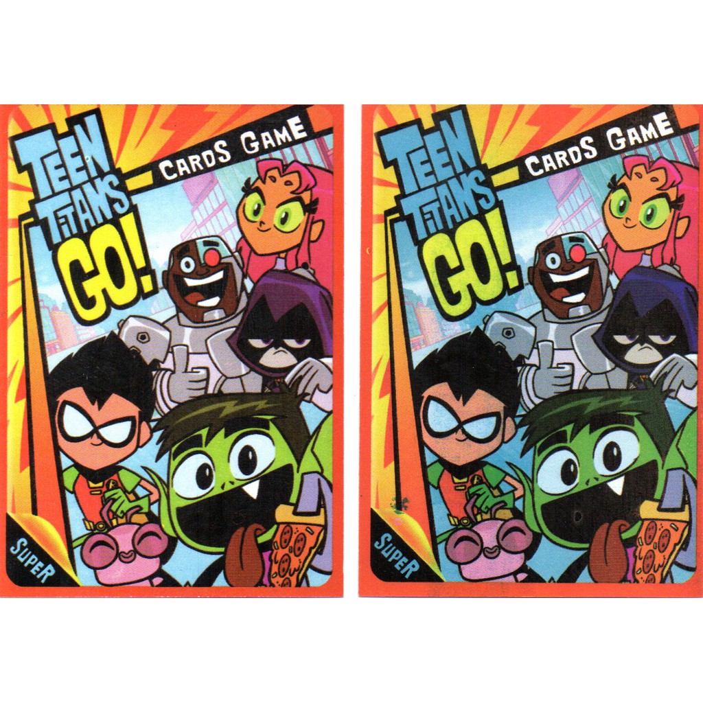 100 CARDS TEEN TITANS GO = 25 PACOTES FECHADOS | Shopee Brasil