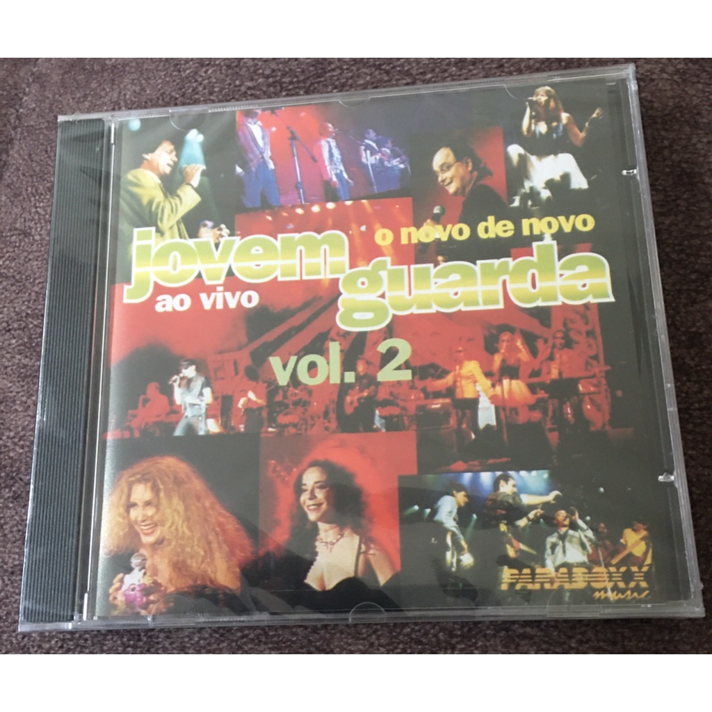 Cd Jovem Guarda - O Novo De Novo - Ao Vivo - Vol.2 - Lacrado | Shopee Brasil