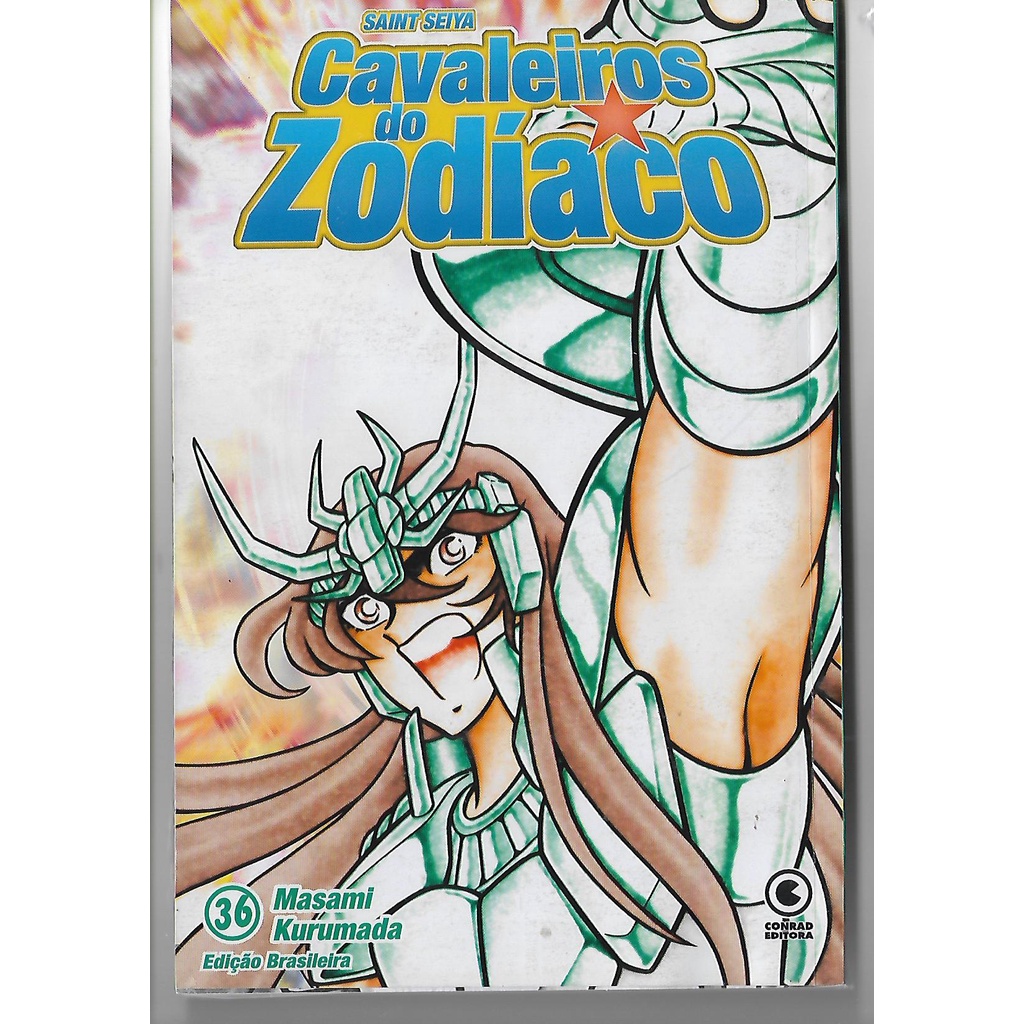 Mangá Cavaleiros do Zodíaco 36 - Editora Conrad | Shopee Brasil