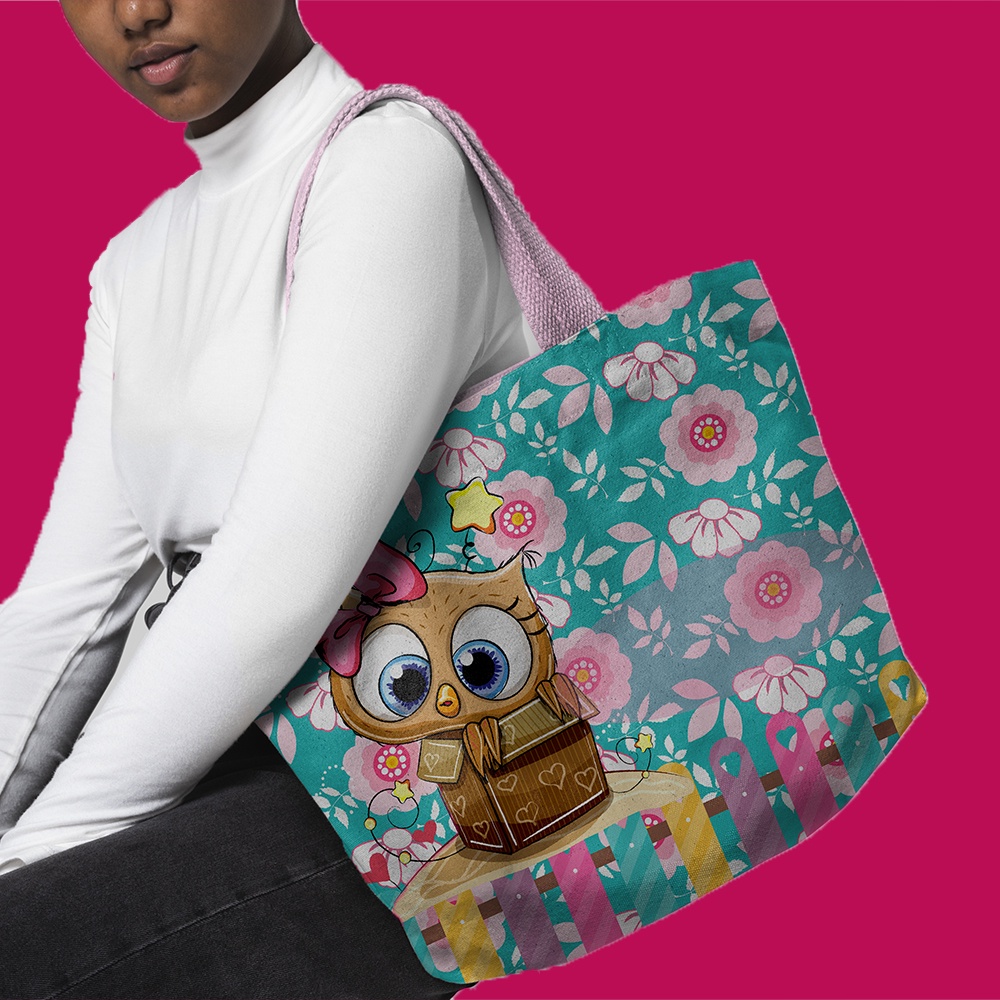 Bolsa Ecobag Professores Dia Dos Professores Coruja | Shopee Brasil