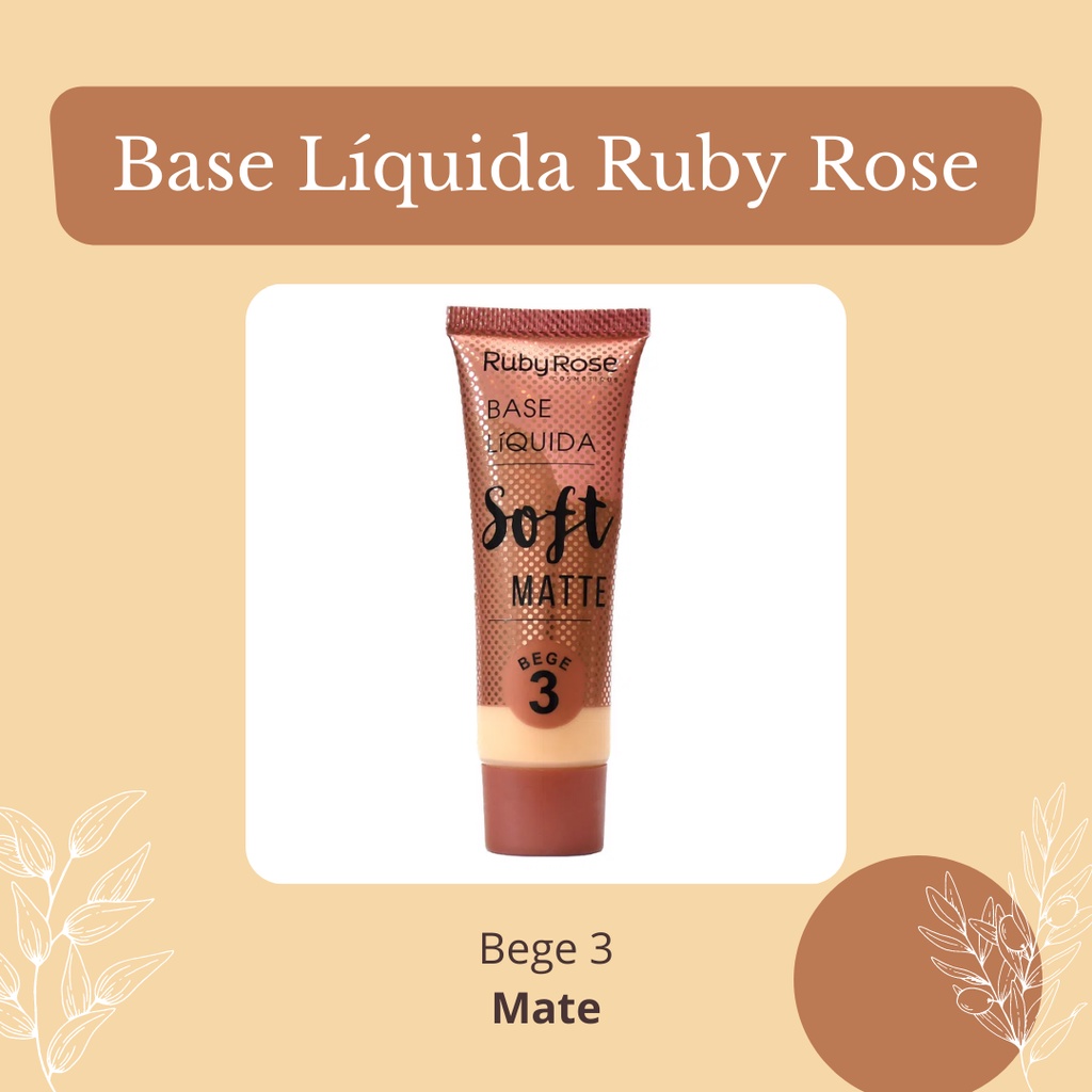 Base Ruby Rose Matte | Shopee Brasil