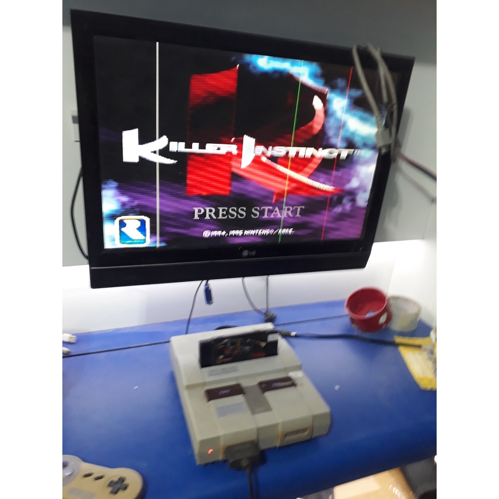 JOGO SUPER NINTENDO KILLER INSTINCT CHIP ORIGINAL H287 | Shopee Brasil