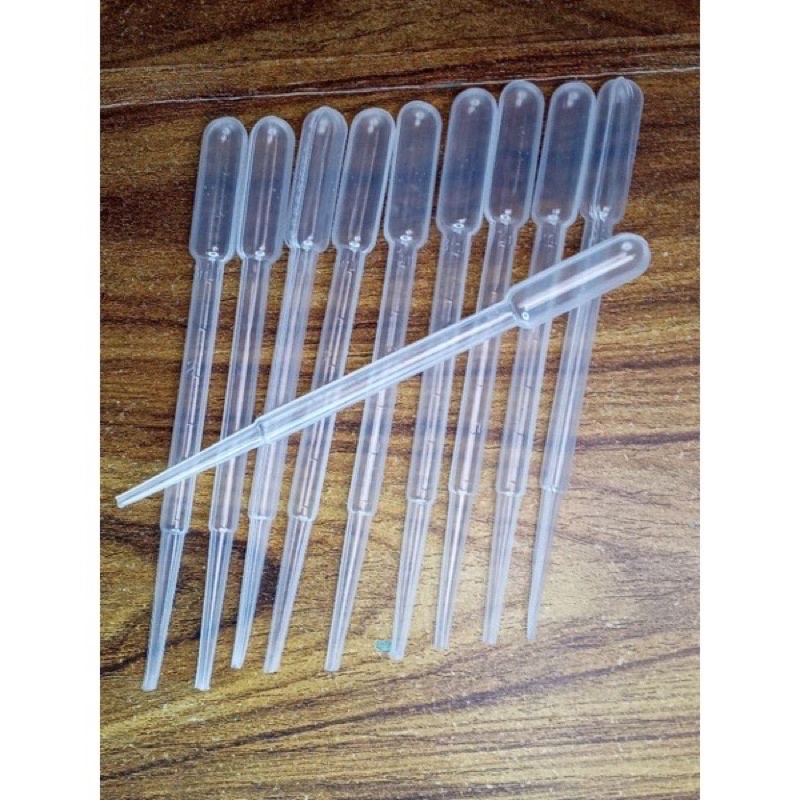 Pipeta Pasteur de Plástico - 10 unidades | Shopee Brasil