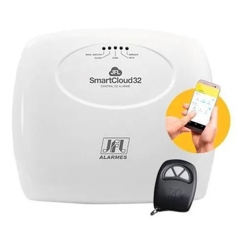 Central De Alarme Smartcloud 32 Wifi E Ethernet Integrados | Shopee Brasil