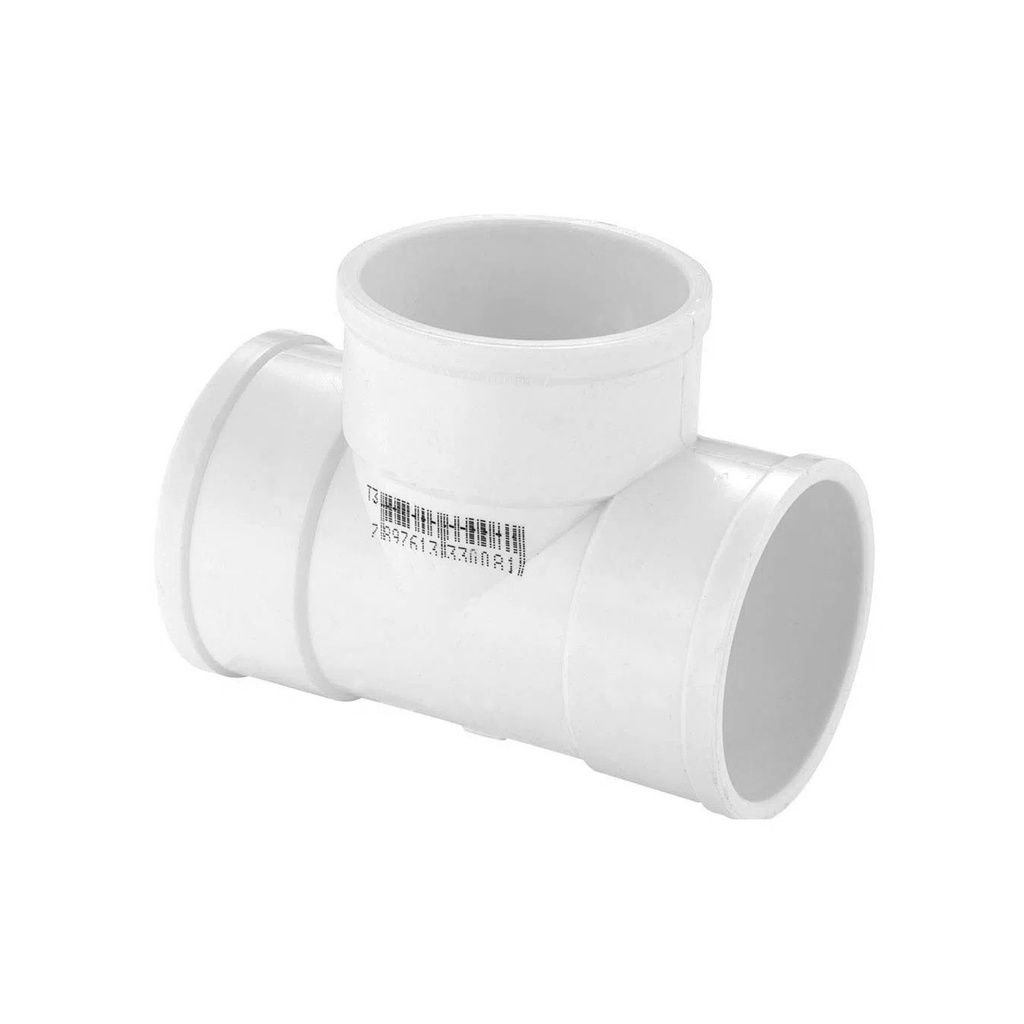 Te PVC Esgoto 40mm DN40 Branco Soldável Hidráulica - Escorrega o Preço
