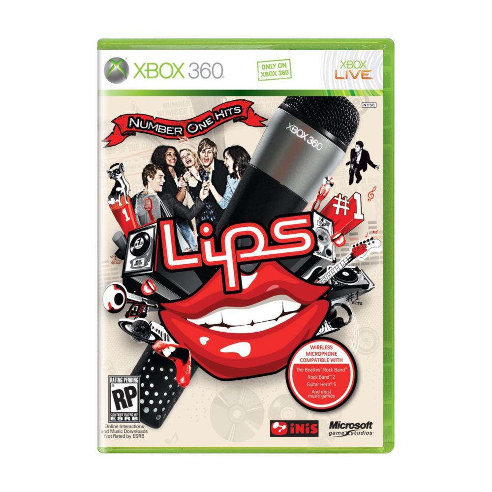 Lips Number One Hits Xbox 360 - Mídia Física Original | Shopee Brasil