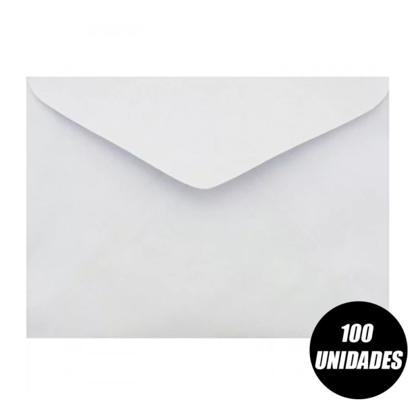 Envelope Branco Carta Liso 100 × 150mm – 100 Unidades | Shopee Brasil
