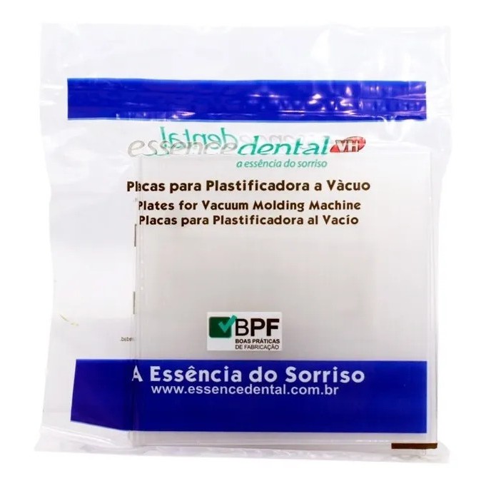 Placa Acetato Cristal Essencedental Vh 2mm Quadrada - 5 Unid | Shopee ...