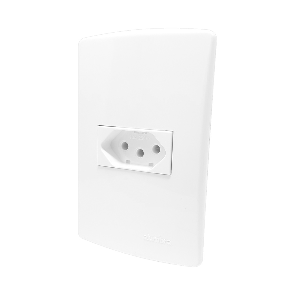 Conjunto Tomada 4x2 Alumbra Bianco Pro 20A 250V | Shopee Brasil
