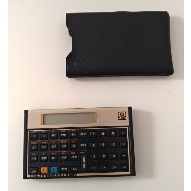 Calculadora HP 12c Gold USADA (usa uma bateria CR2032) | Shopee Brasil