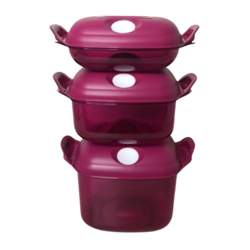 Pote Cristal Pop Quadrada Policarbonato Tupperware | Shopee Brasil