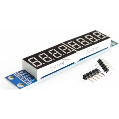 Display 8 Dígitos Max7219 Led 7 Segmentos Arduino | Shopee Brasil