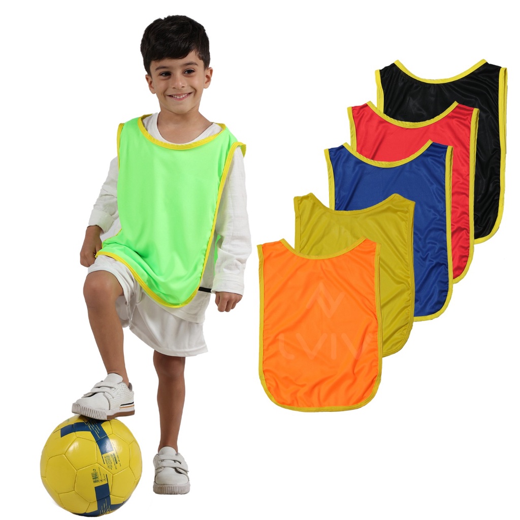 Kit 20 Colete de futebol infantil 2 a 6 anos simples ESPORTE | Shopee ...