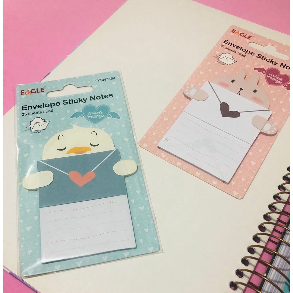 Nota Adesiva Envelope - Sticky Notes 100 x 75mm c/ 25 Fls – Eagle ...
