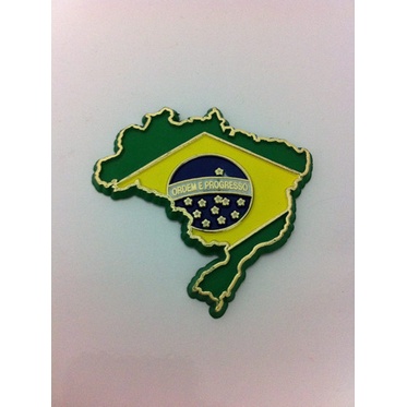 Ímã Do Mapa Do Brasil Com Bandeira | Shopee Brasil