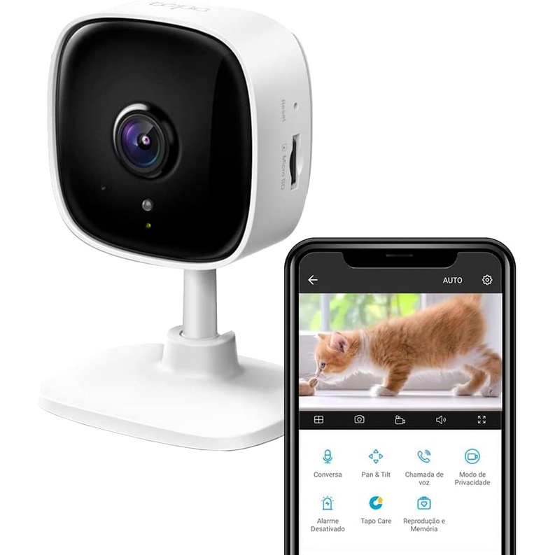 Câmera de Segurança Interna Wi-Fi IP Full HD TAPO TC60 - TP - Link ...